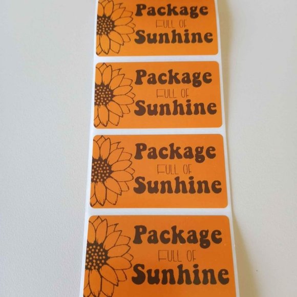 Hand Crafted | Office | 0 Sunshine Shipping Labels Thermal Packaging ...